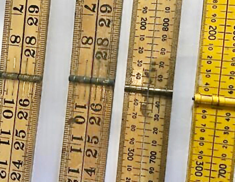 Rabone Chesterman Vintage wooden rulers. – Dandy Gallery Retro Vintage